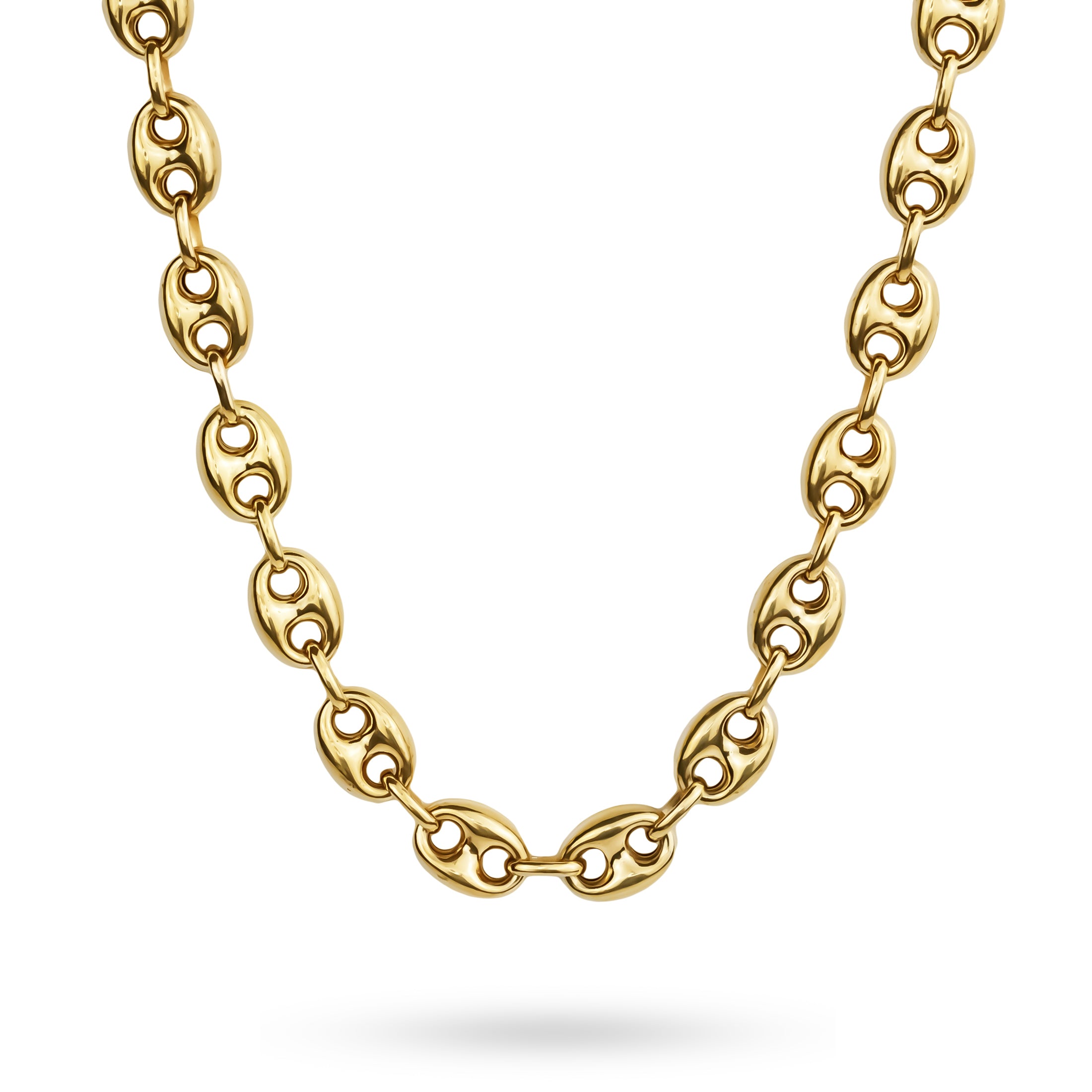14k Gold Classic Puff Gucci Chain (Hollow) – Nolters